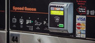 Card payment for Alliance commercial laundry machines